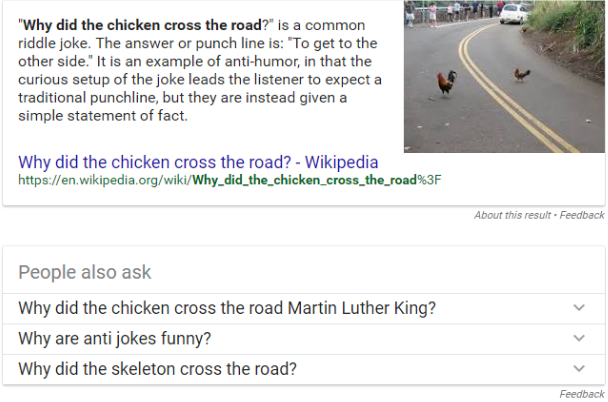 Why did the chicken cross the road? - ZEFO Online SEO Software